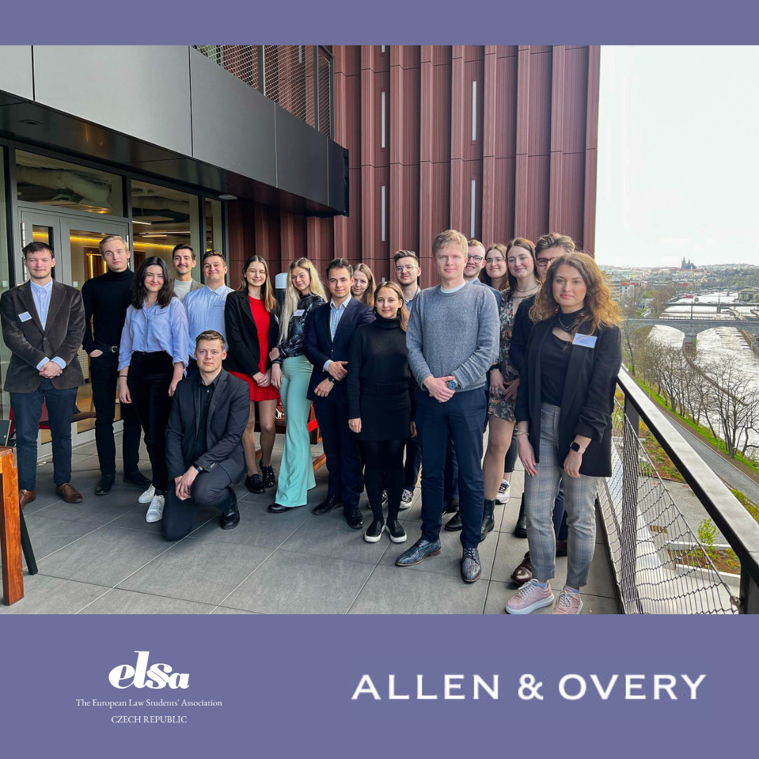 Legal workshop s Allen & Overy je úspěšně za námi! – ELSA Česká republika