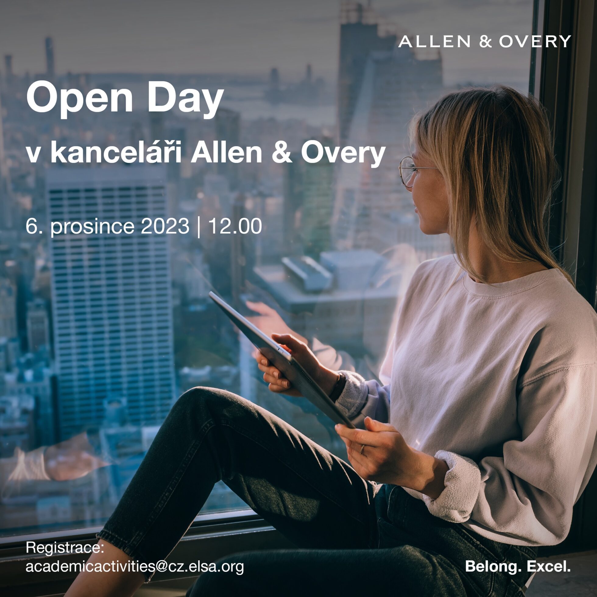 Open Day Allen & Overy – ELSA Česká republika