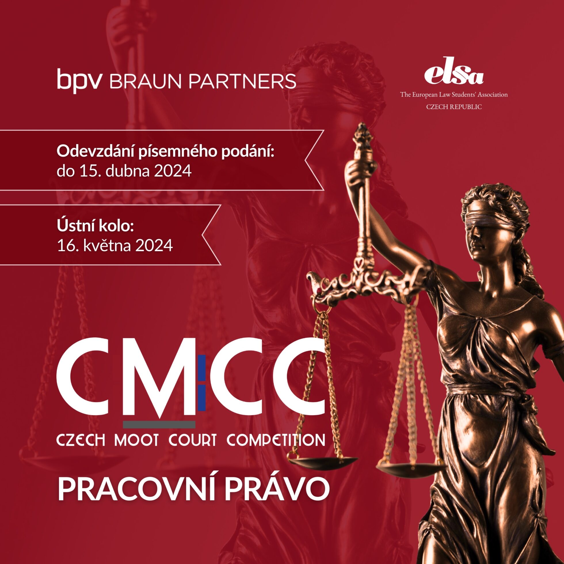 Czech Moot Court Competition | Jaro 2024 – ELSA Česká republika